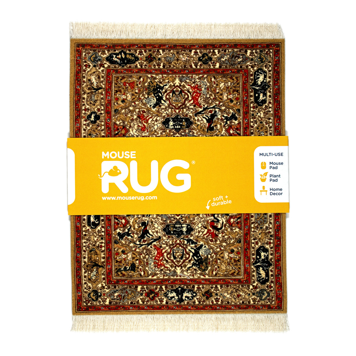 Dusty Gold Ancient Oriental MouseRug – MouseRugs by FiberLok