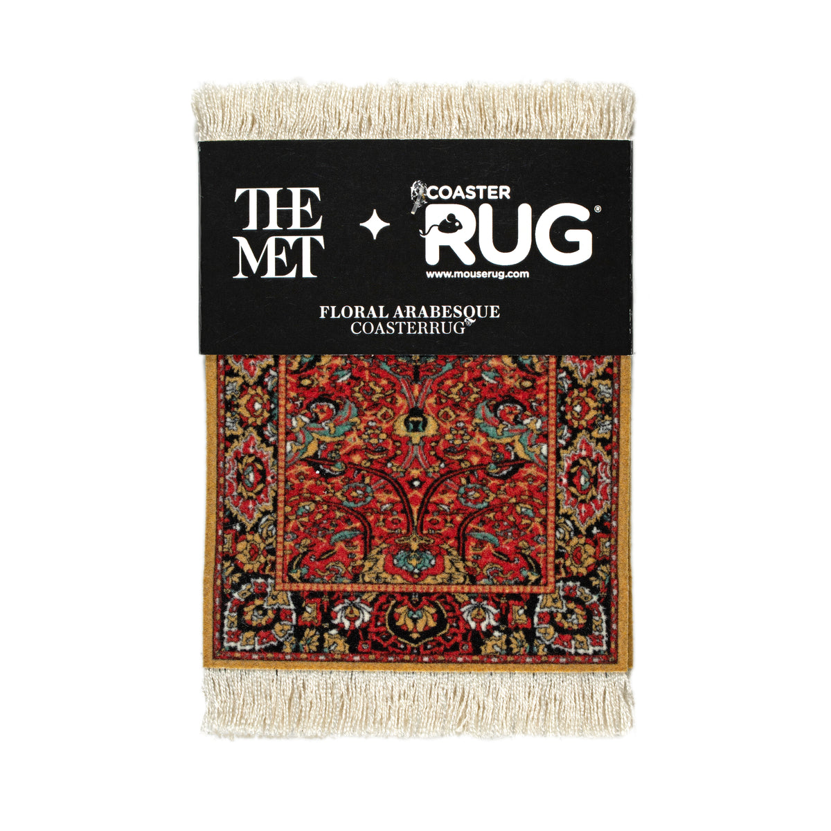 Floral Arabesque CoasterRug Set – MouseRugs by FiberLok