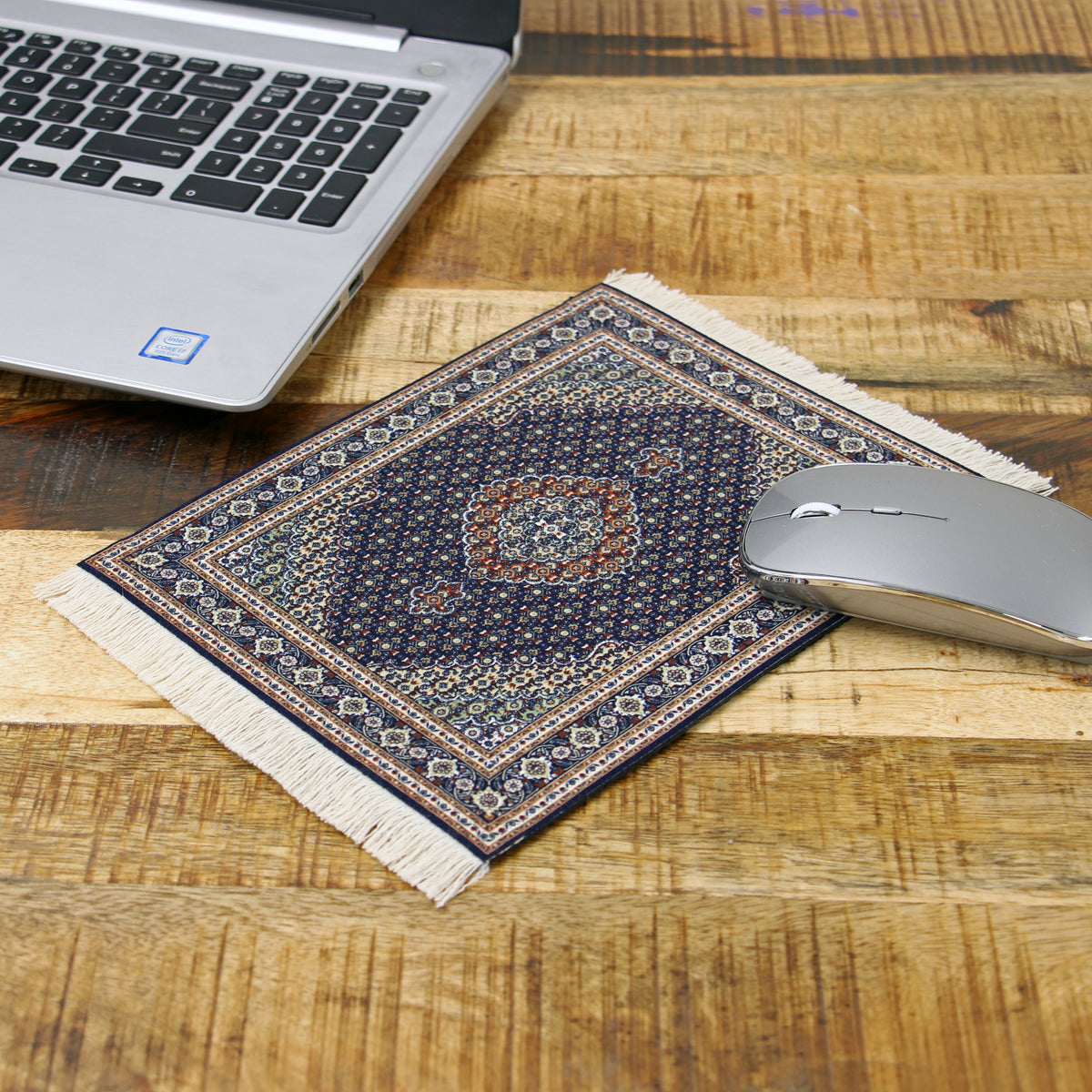 Midnight Persian MouseRug – MouseRugs by FiberLok