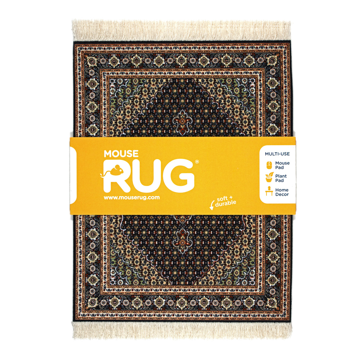 Midnight Persian MouseRug – MouseRugs by FiberLok