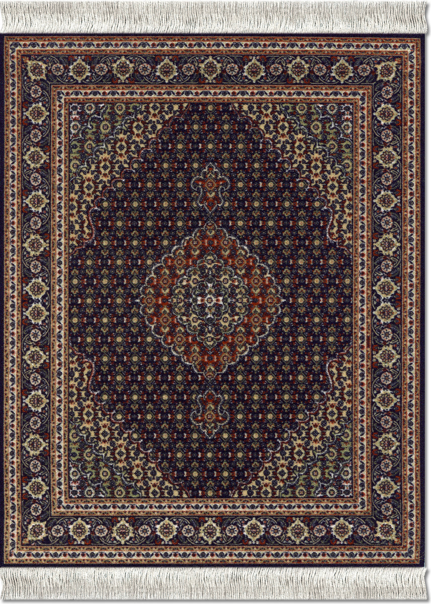 Midnight Persian MouseRug – MouseRugs by FiberLok